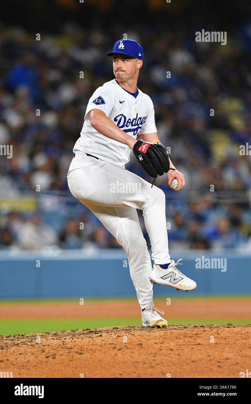 LOS ANGELES, CA - APRIL 02: Los Angeles Dodgers pitcher Jack Dreyer (86 ...