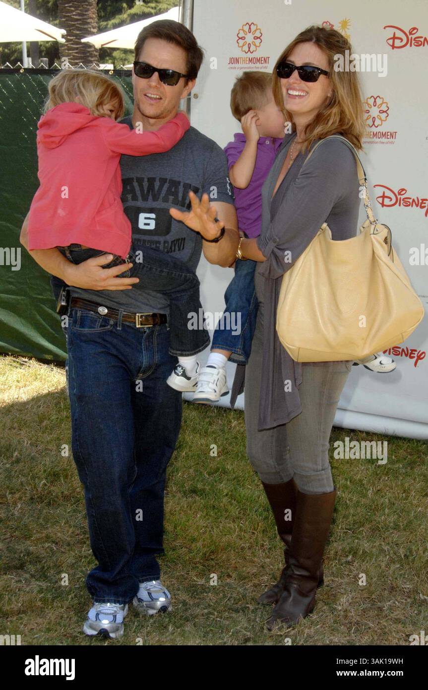 MARK WAHLBERG Attends The Elizabeth Glaser Pediatric AIDS Foundation ...