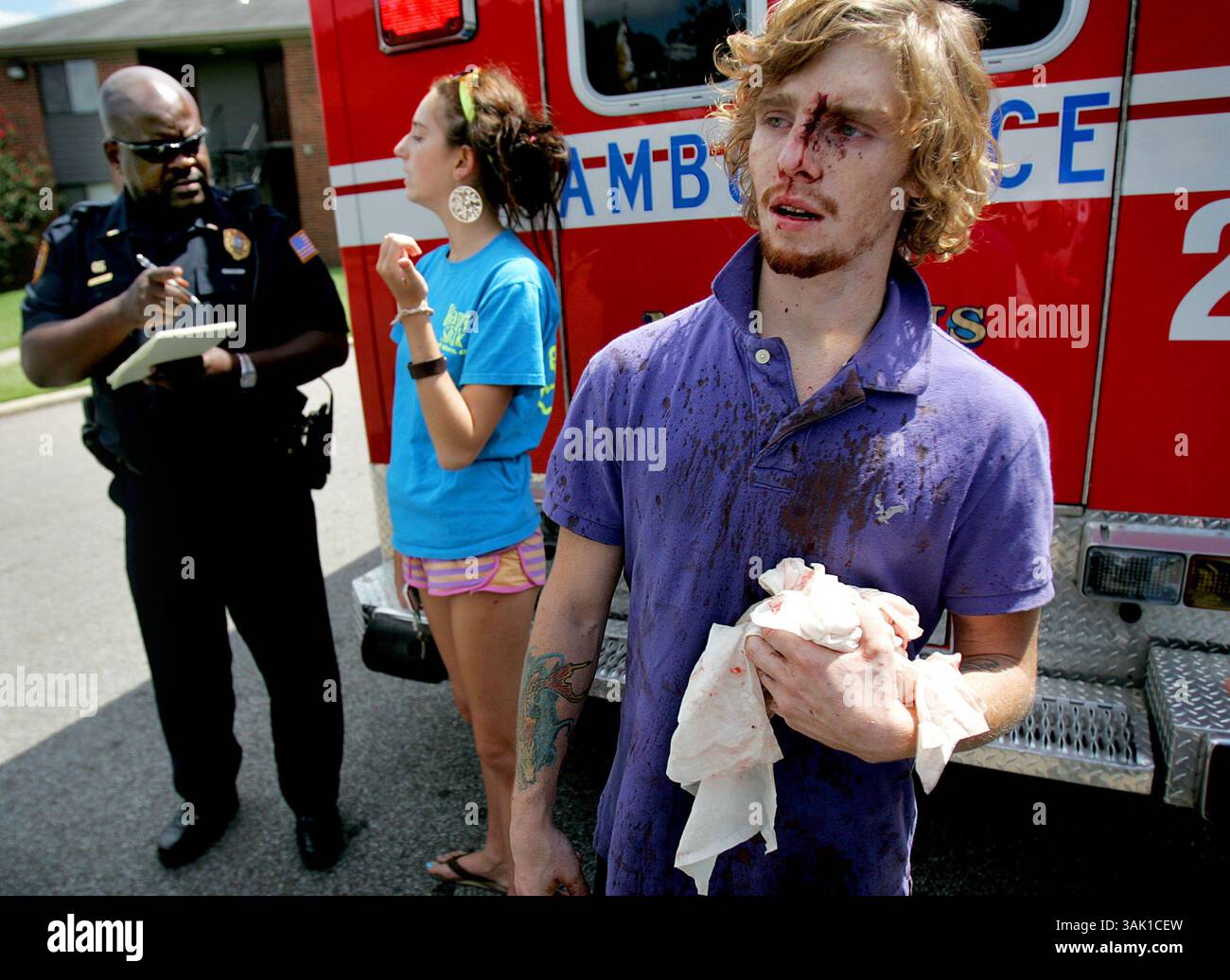 Mon, 24 Aug 09. (BLcops41) Photo by Brad Luttrell. Joshua Chase Nix (CQ ...