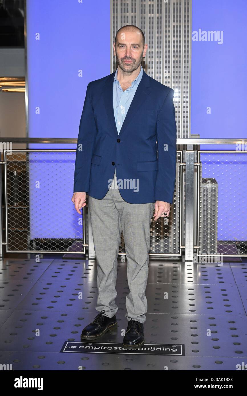 Photo by: NDZ/STAR MAX/IPx 2025 4/11/25 Charlie Pollock celebrates the ...