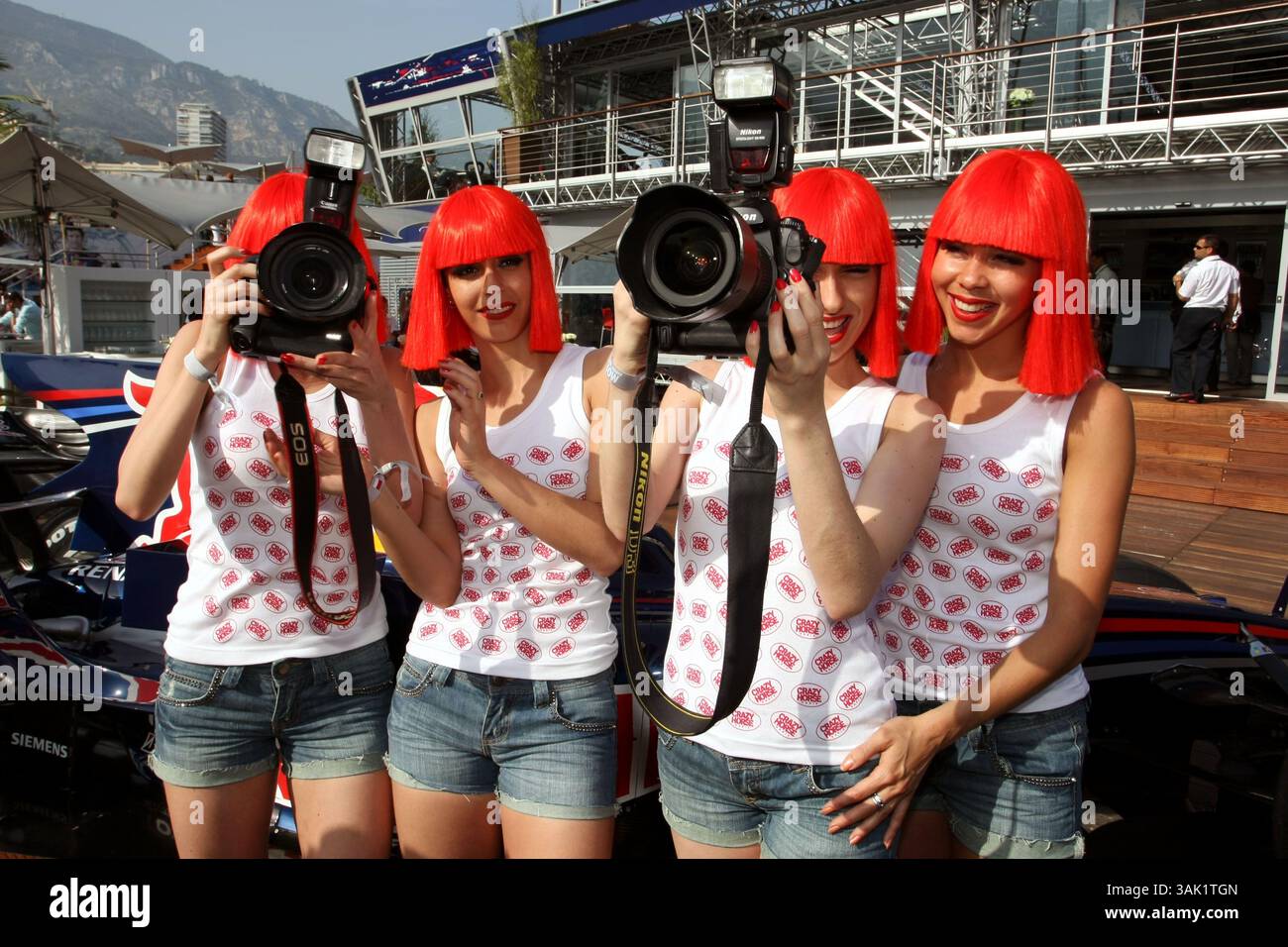May 23, 2009 - Monte Carlo, Monaco - Crazy Horse Dancers, Formula One ...