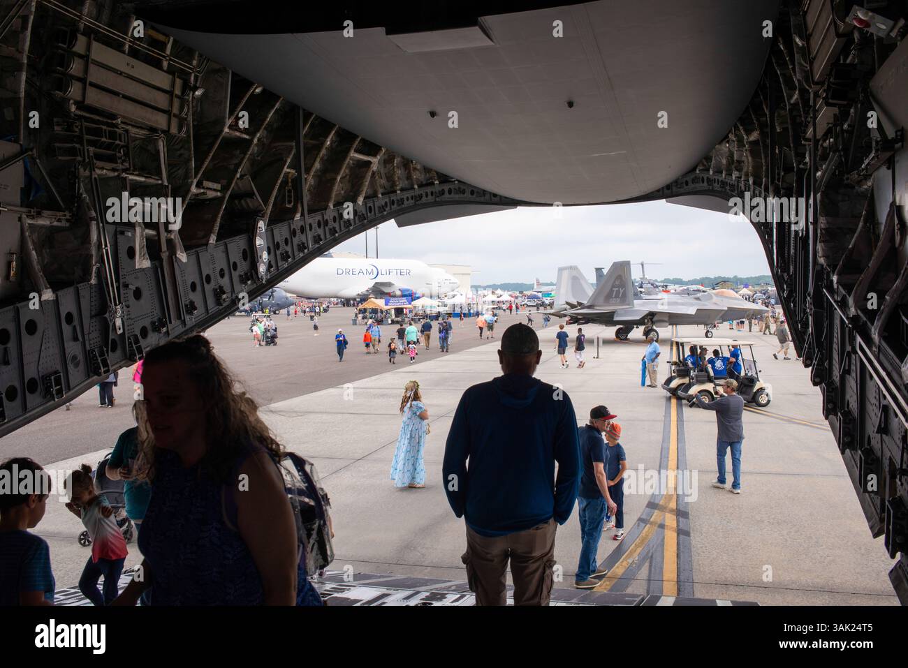 Scenes from the Charleston Air Show 2024 Stock Photo - Alamy