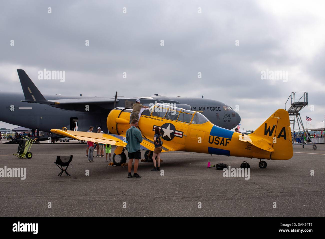 Scenes from the Charleston Air Show 2024 Stock Photo - Alamy
