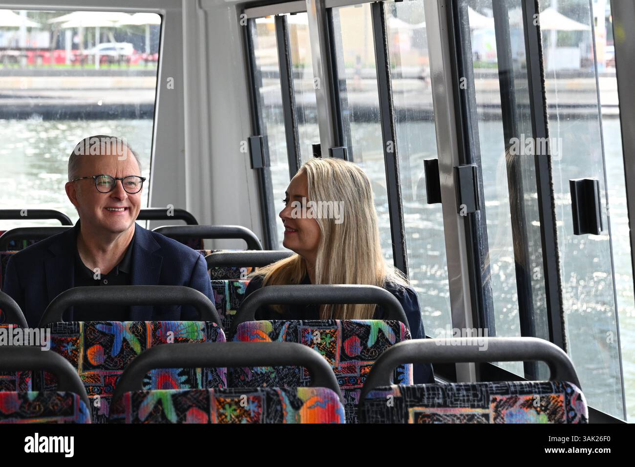 Australian Prime Minister Anthony Albanese and partner Jodie Haydon ...