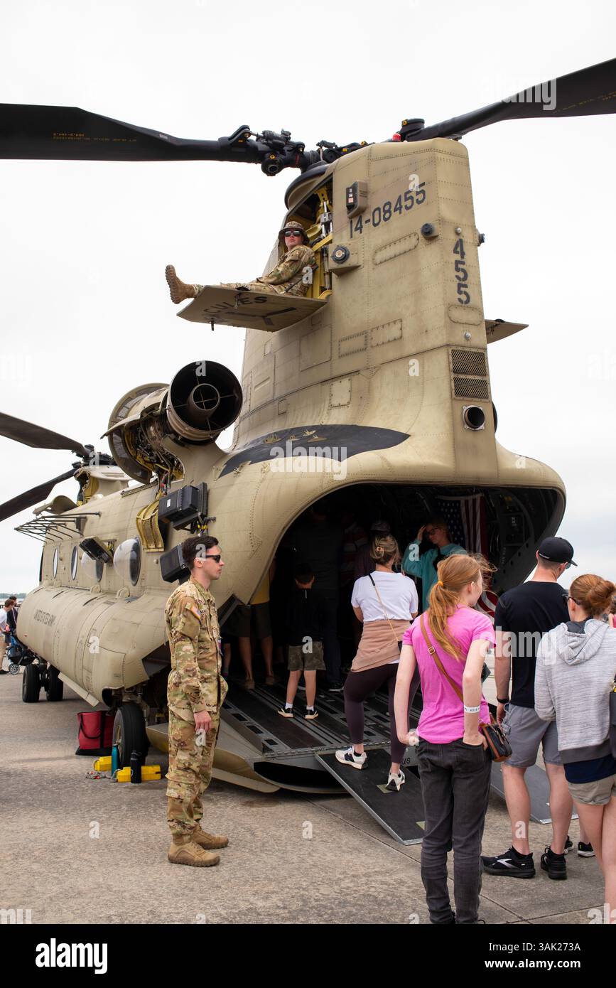 Scenes from the Charleston Air Show 2024 Stock Photo - Alamy