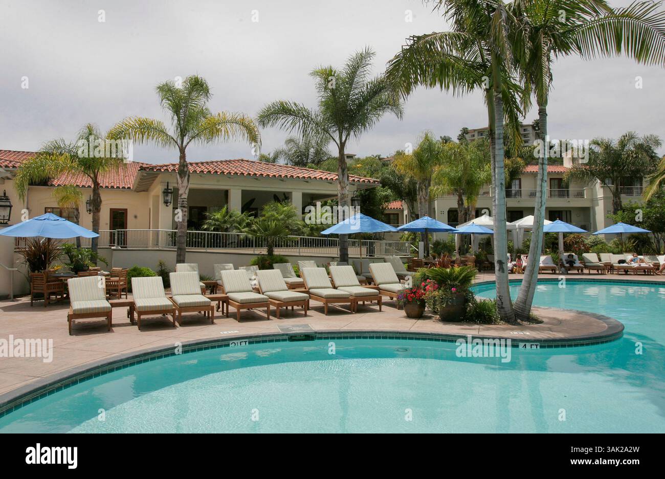 June 4, 2009, Carlsbad, CA, U.S.A. View of the main swimming pool at ...