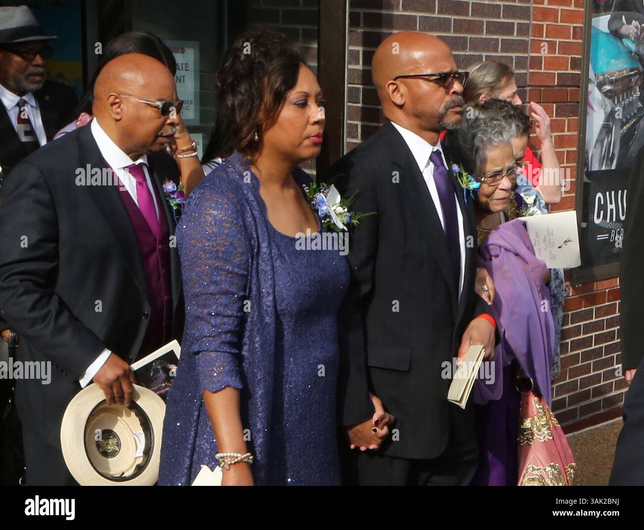 April 9, 2017 - St. Louis, MO, USA - Chuck Berry's son, Charles Berry ...