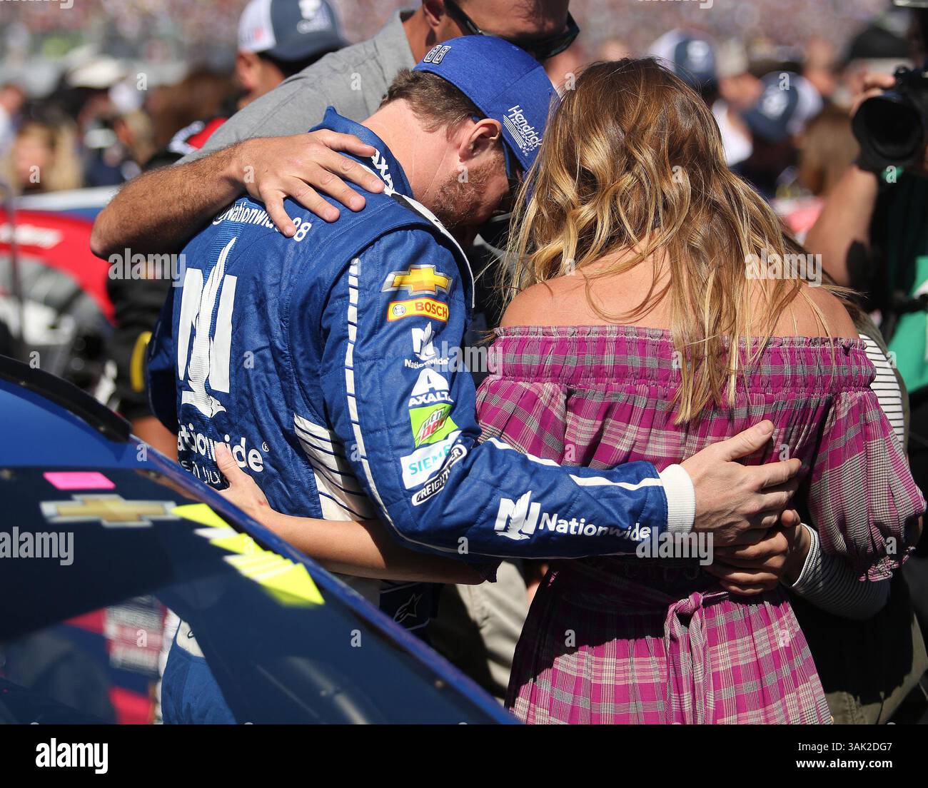 February 26, 2017 - Daytona Beach, FL, USA - Dale Earnhardt Jr. and his ...