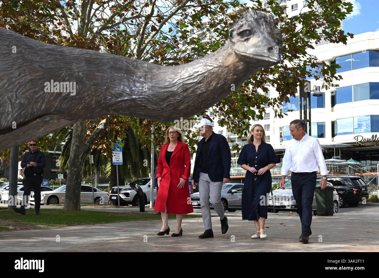 Perth, Australia. 12th Apr, 2025. Australian Prime Minister Anthony ...