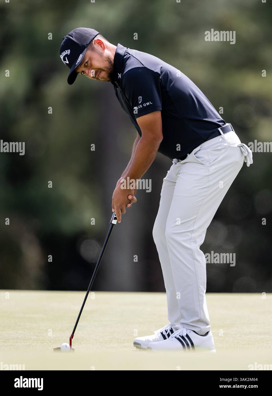 Xander Schauffele of the, United States. , . during the second round of ...