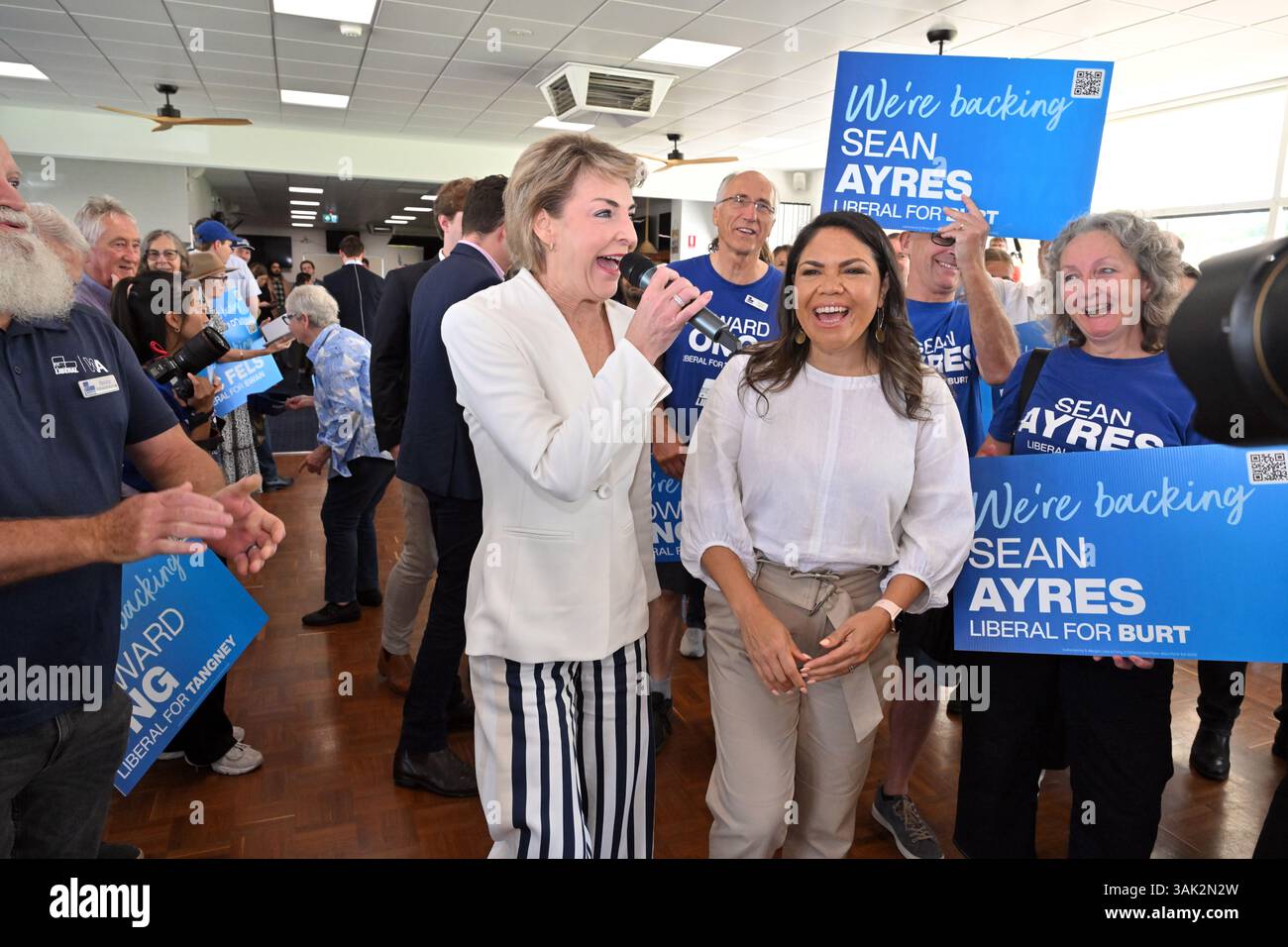 Perth, Australia. 12th Apr, 2025. Shadow Attorney General Michaelia ...