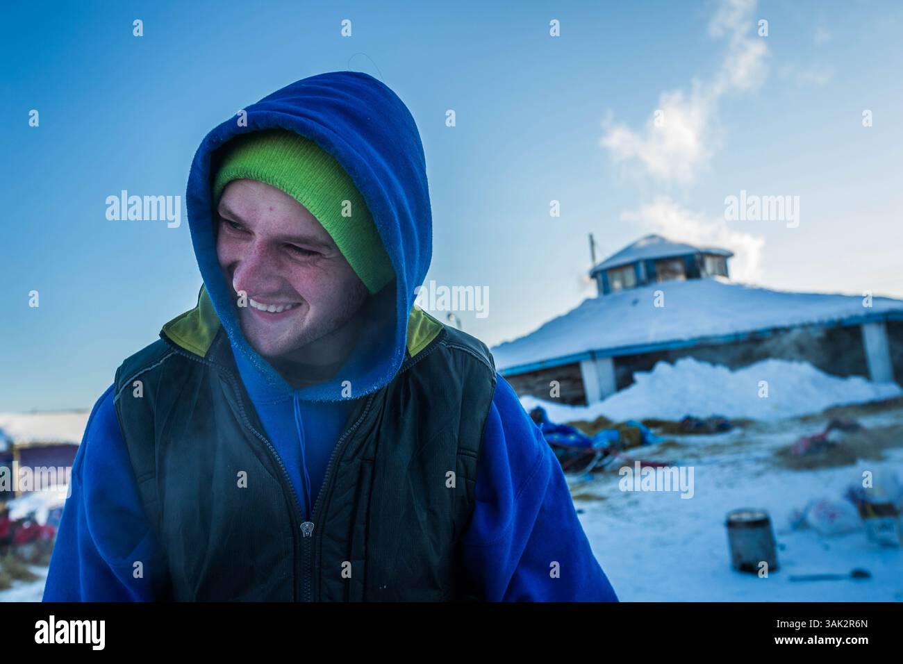 March 15, 2015 - Kaltag, Alaska, U.S. - Wade Marrs in the Kaltag ...