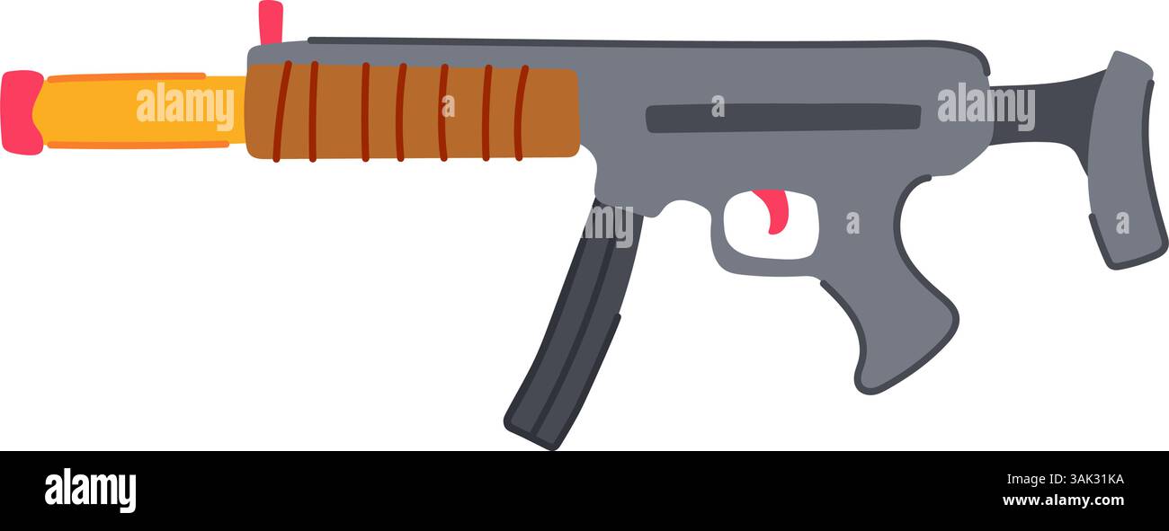 noise cap gun toy cartoon vector illustration Stock Vector Image & Art ...