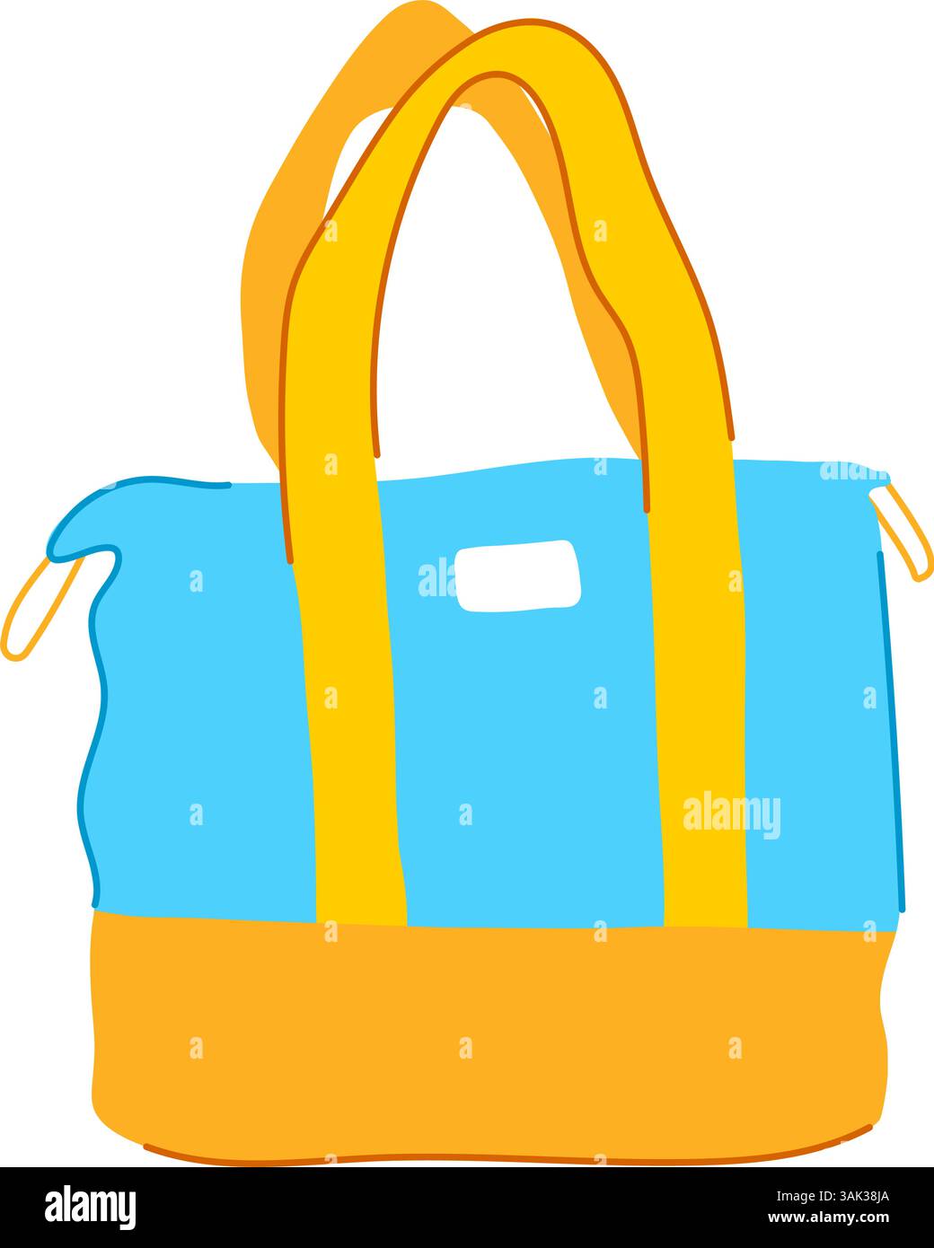 durable duffel bag cartoon vector illustration Stock Vector Image & Art ...