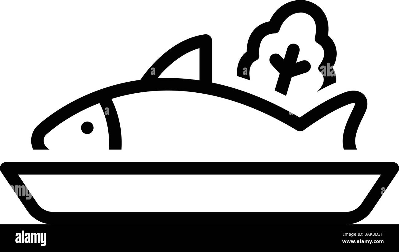 Edible fish vector Stock Vector Images - Alamy