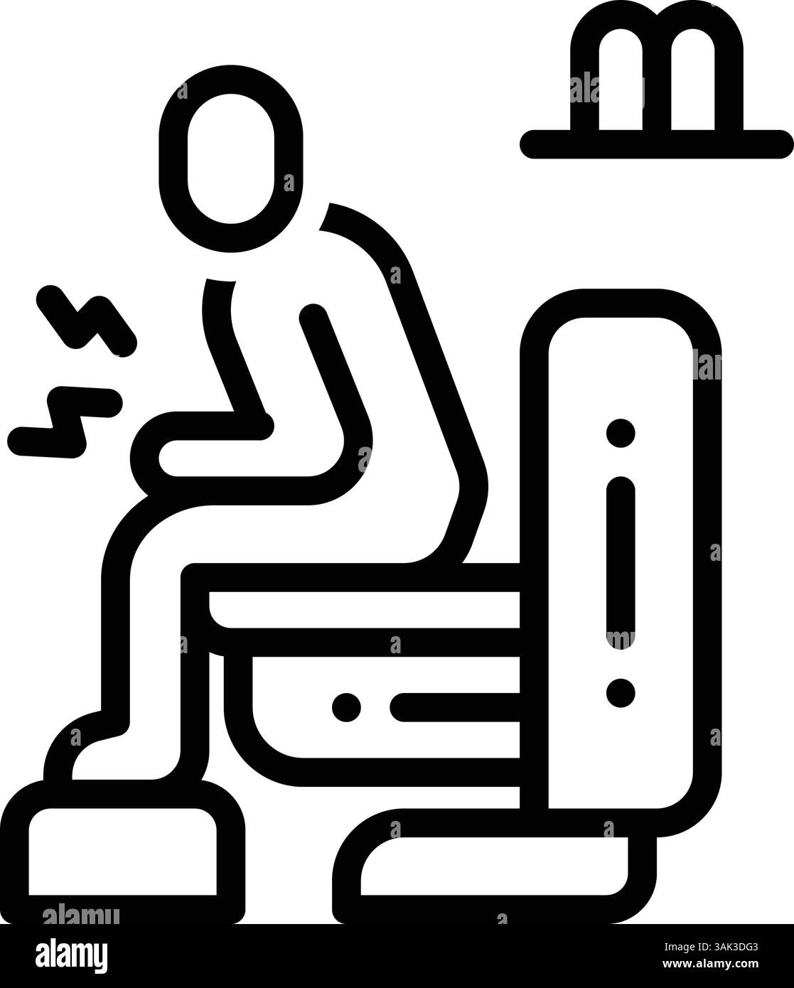 Icon for diarrhea, unwell Stock Vector Image & Art - Alamy