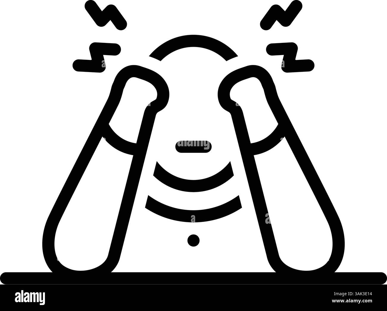 Headache disorder Black and White Stock Photos & Images - Alamy