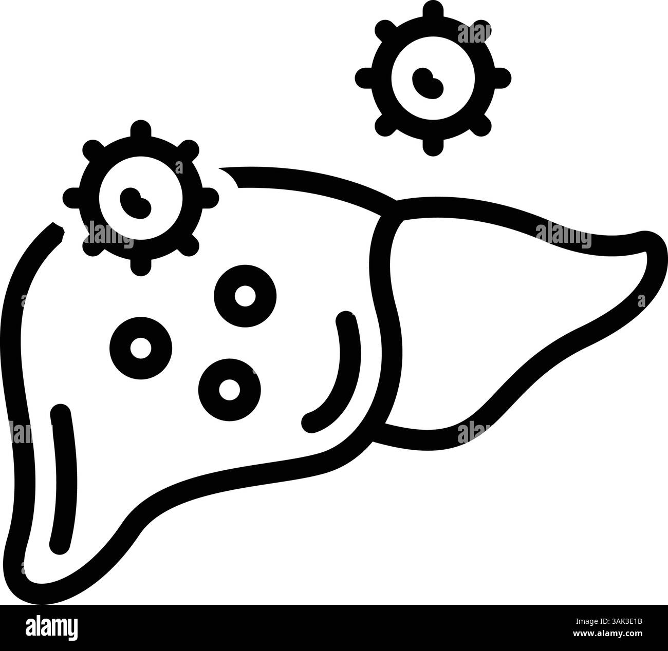 Hepatitis vector vectors Black and White Stock Photos & Images - Alamy