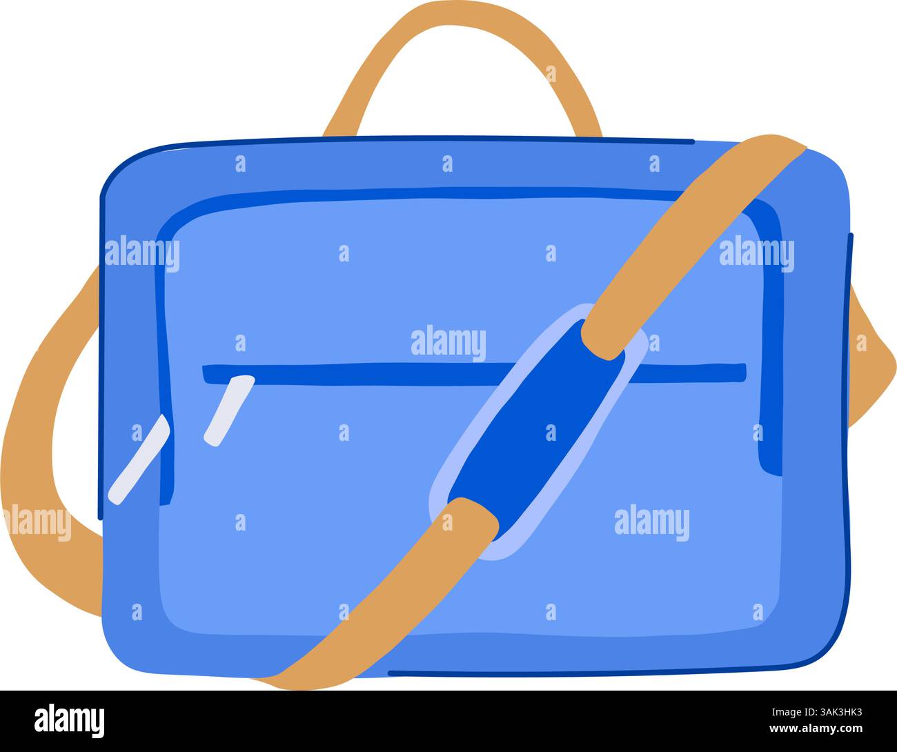 durable laptop bag cartoon vector illustration Stock Vector Image & Art ...