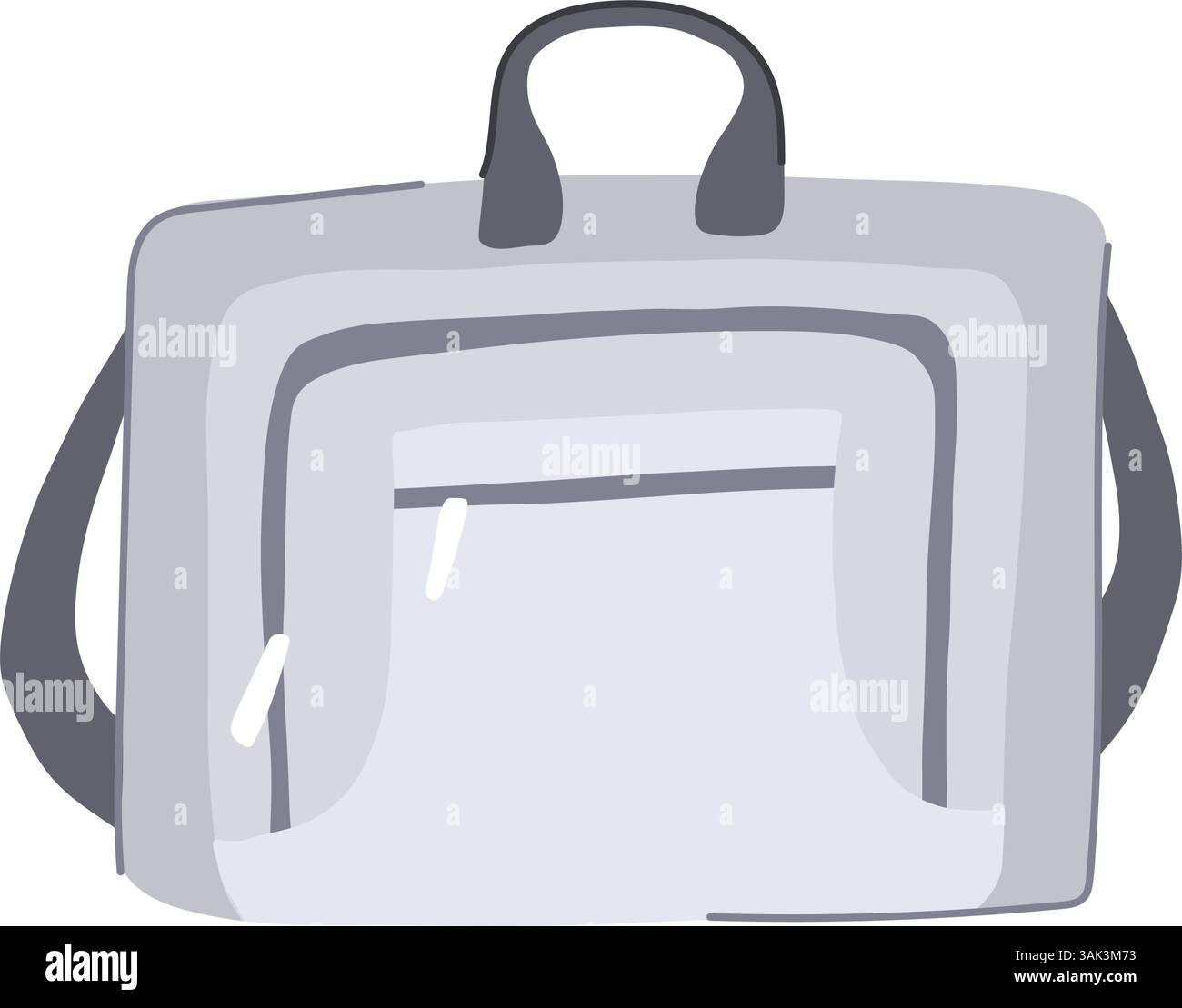 padded laptop bag cartoon vector illustration Stock Vector Image & Art ...