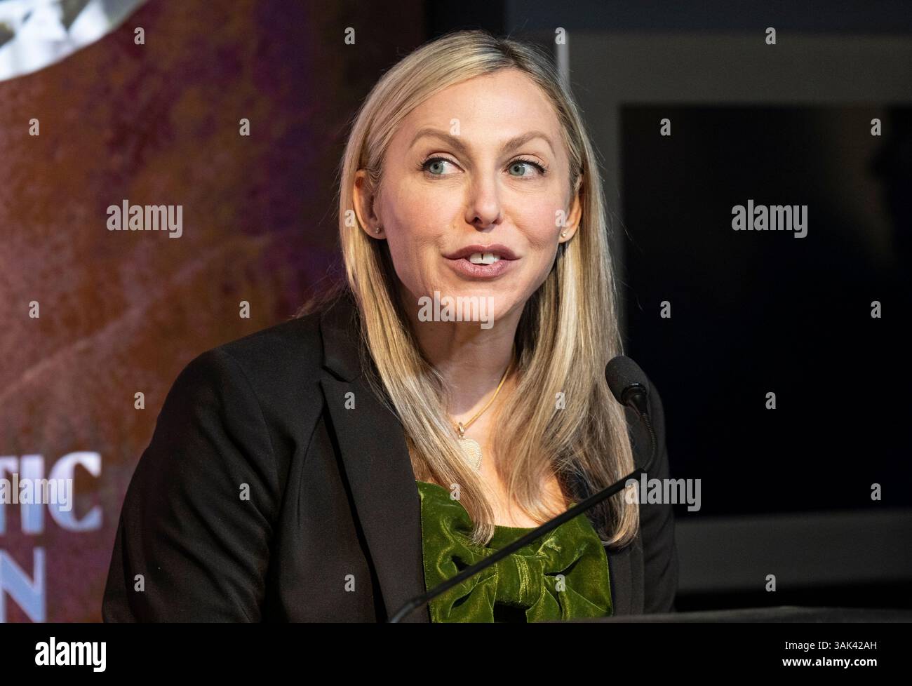New York, NY, April 11, 2025: Eleanor Lanahan, granddaughter of Frances ...