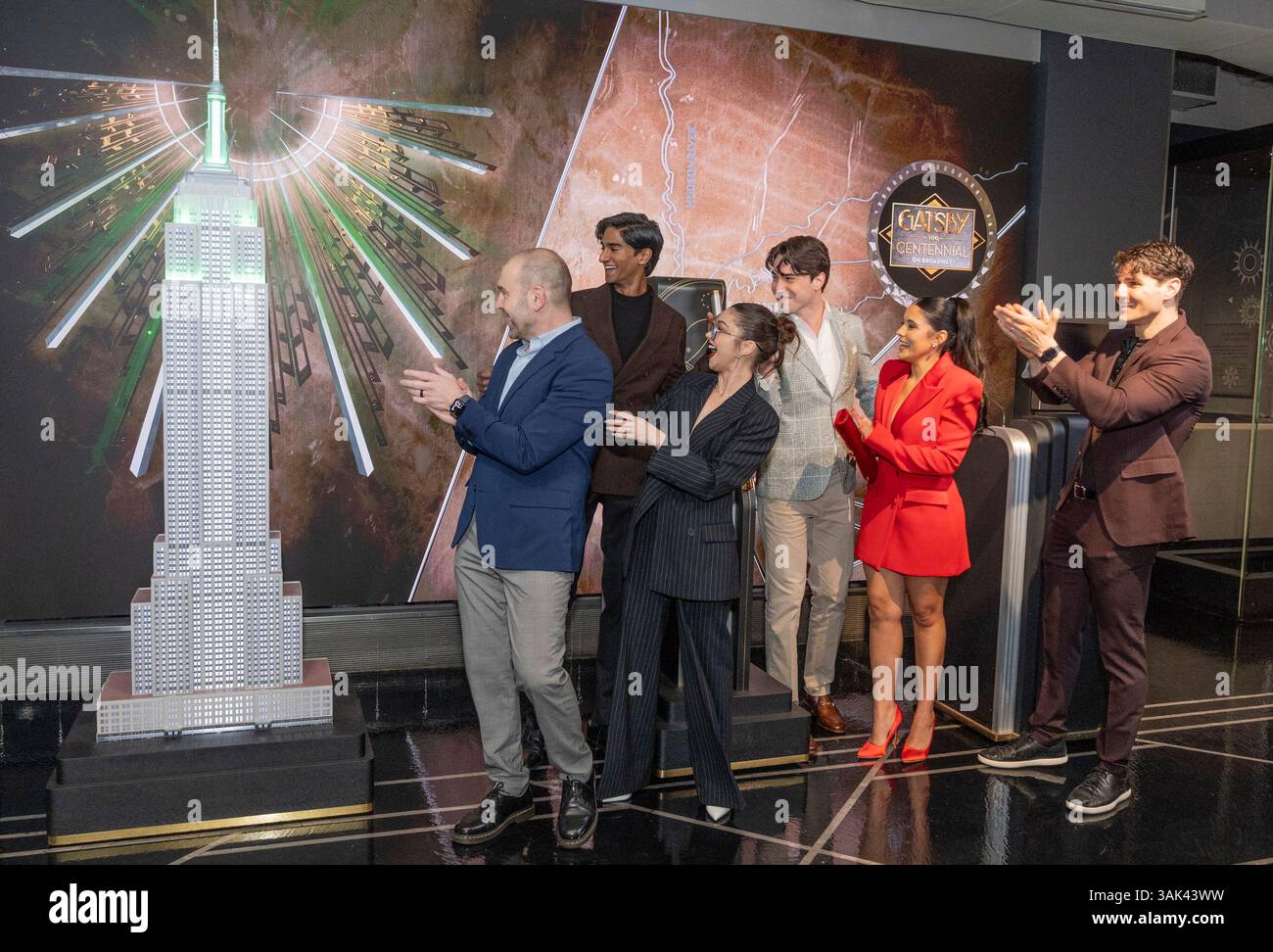 New York, NY, April 11, 2025: Charlie Pollock, Sarah Hyland,, Michael ...