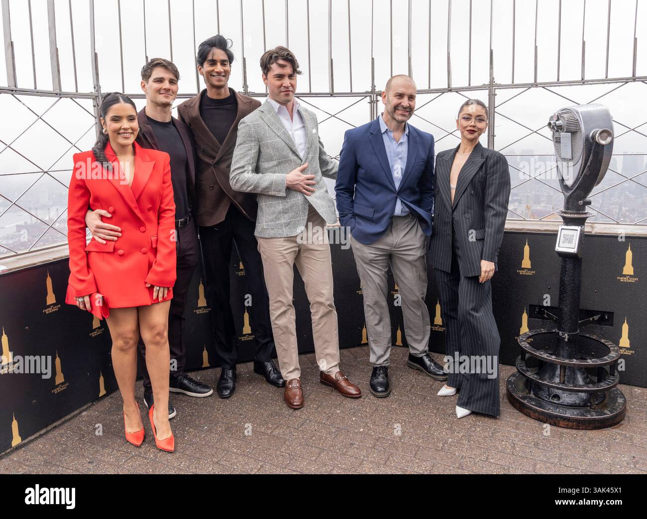 New York, NY, April 11, 2025: Linedy Genao, Austin Colby, Michael ...