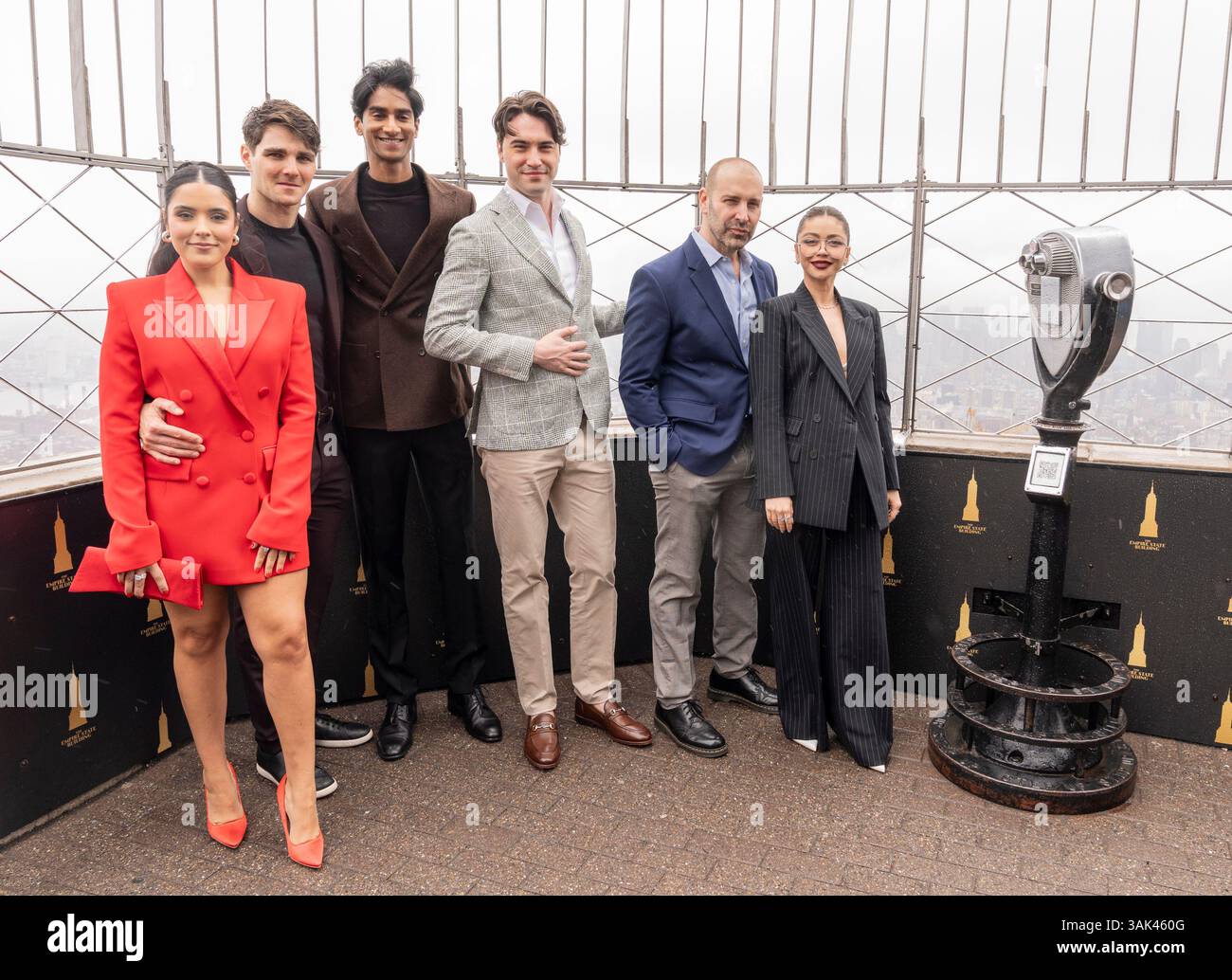 New York, NY, April 11, 2025: Linedy Genao, Austin Colby, Michael ...