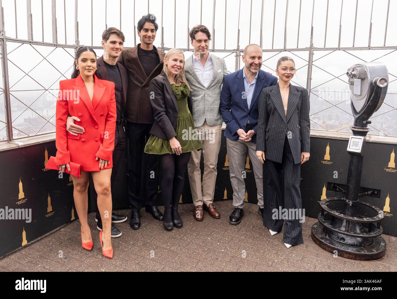 New York, NY, April 11, 2025: Linedy Genao, Austin Colby, Michael ...