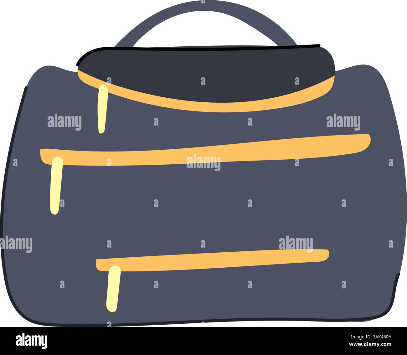 foundation makeup bag cartoon vector illustration Stock Vector Image ...