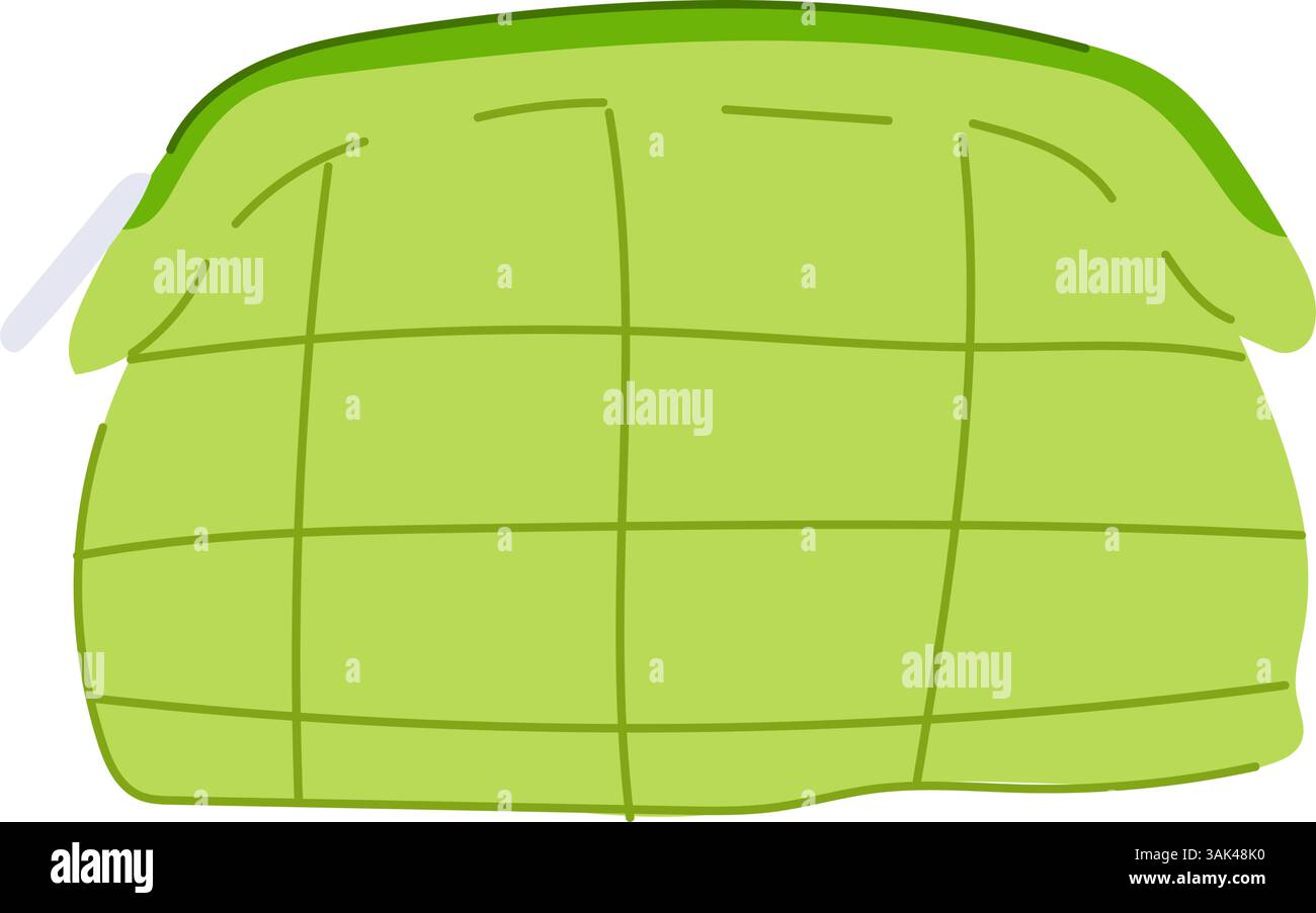 bronzer makeup bag cartoon vector illustration Stock Vector Image & Art ...