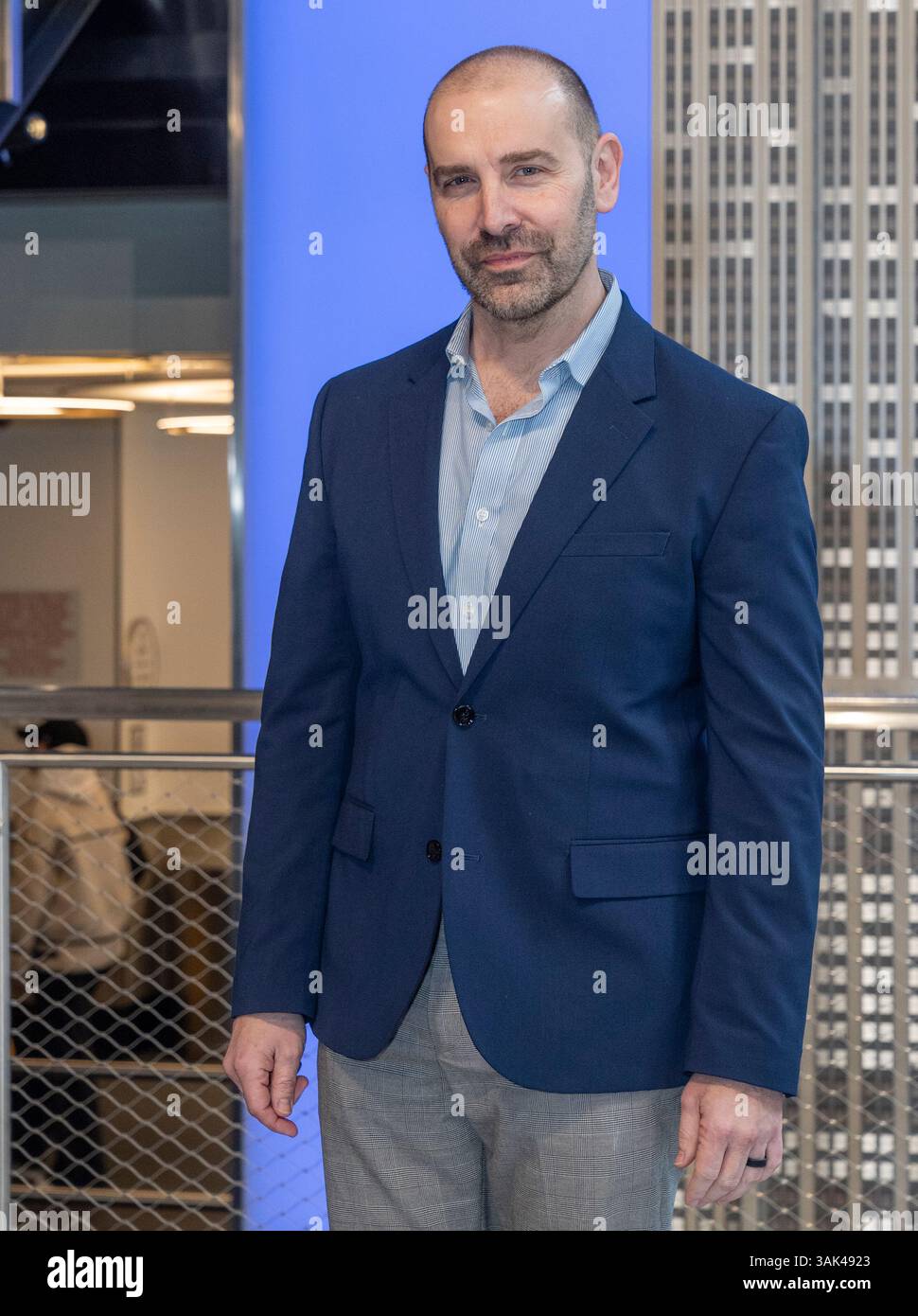 New York, USA. 11th Apr, 2025. Charlie Pollock attends ceremonial ...