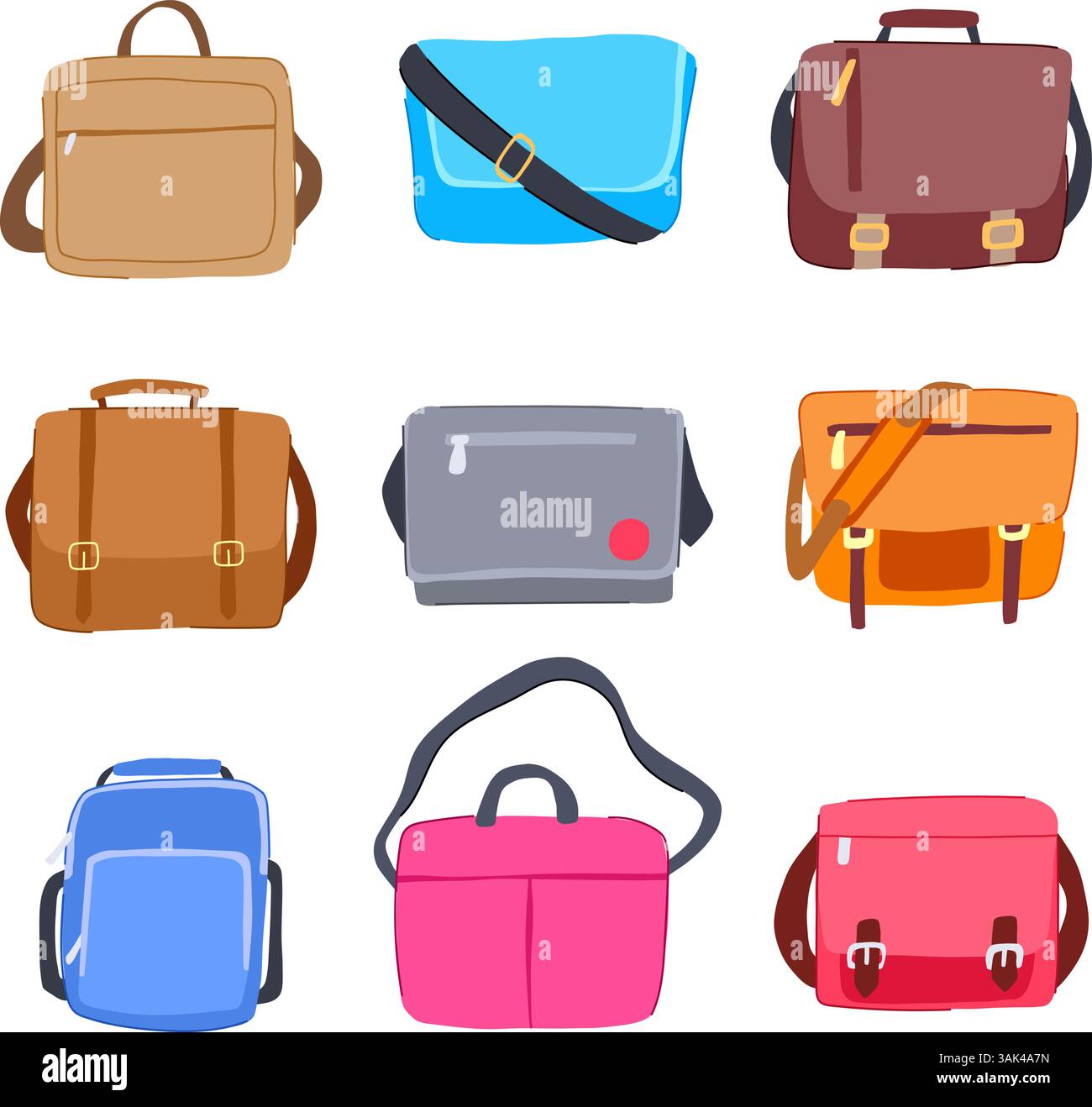 Messenger bag Cut Out Stock Images & Pictures - Alamy