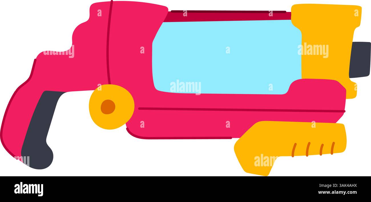 dart nerf gun toy cartoon vector illustration Stock Vector Image & Art ...