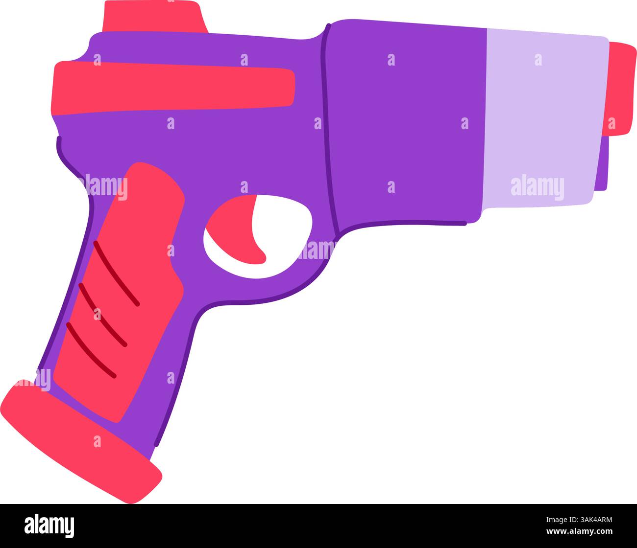 rival nerf gun toy cartoon vector illustration Stock Vector Image & Art ...