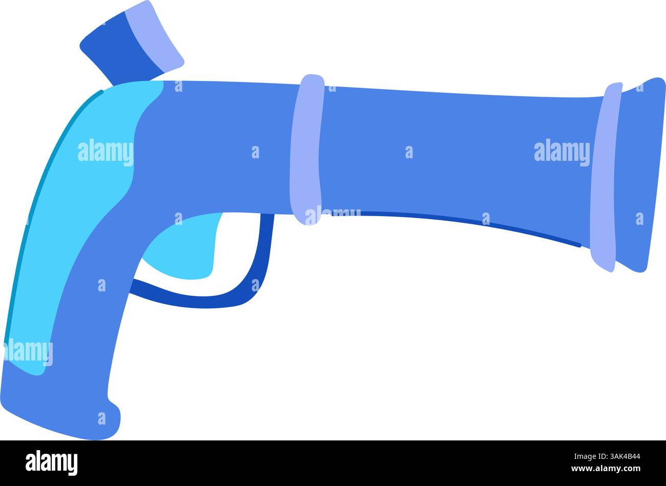 zombie nerf gun toy cartoon vector illustration Stock Vector Image ...