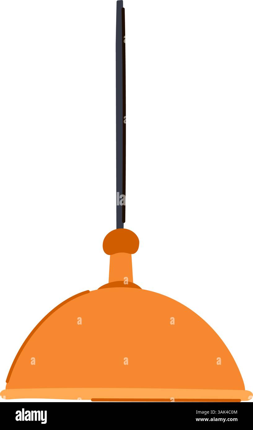 vintage pedant lights cartoon vector illustration Stock Vector Image ...