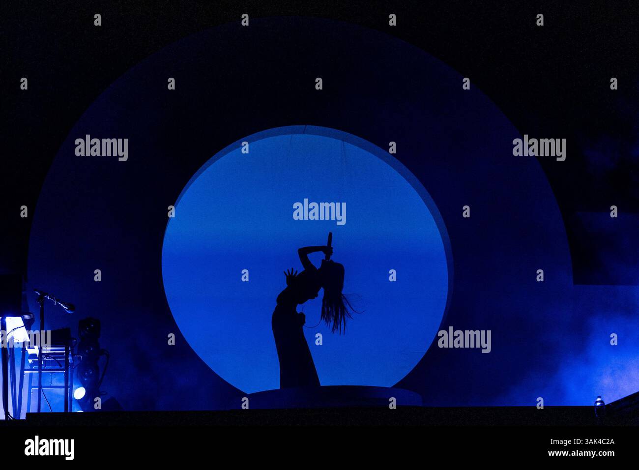 Maria Zardoya of The Marías performs during the first weekend of the ...