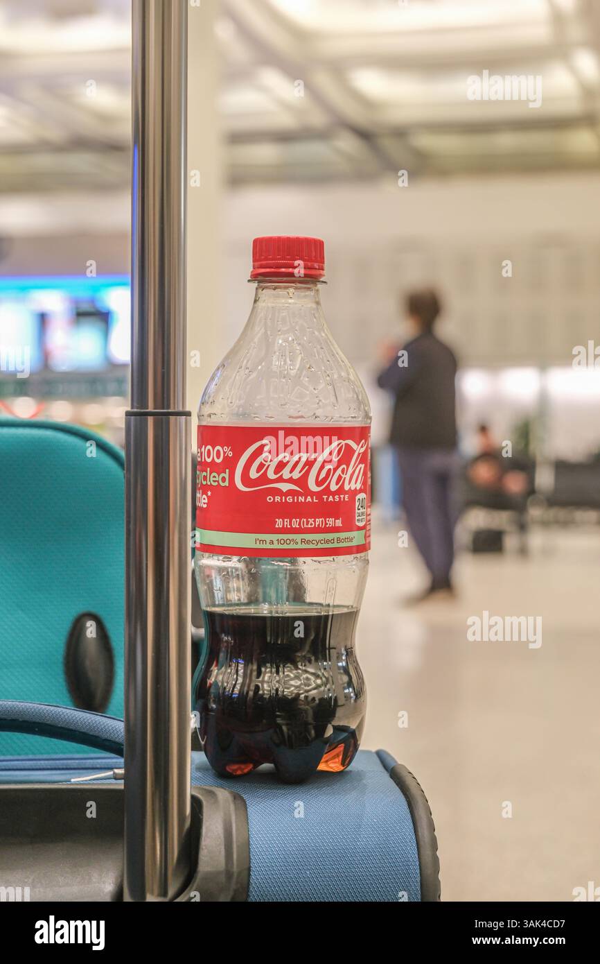 31 January 2025 - Houston Texas United States - Coke Soda bottle in ...