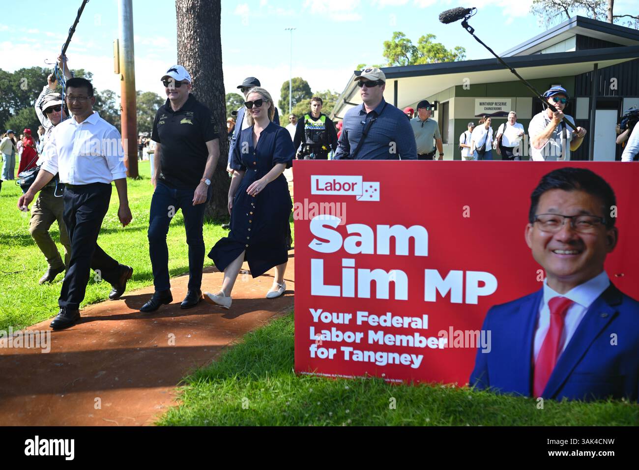 Perth, Australia. 12th Apr, 2025. Australian Prime Minister Anthony ...