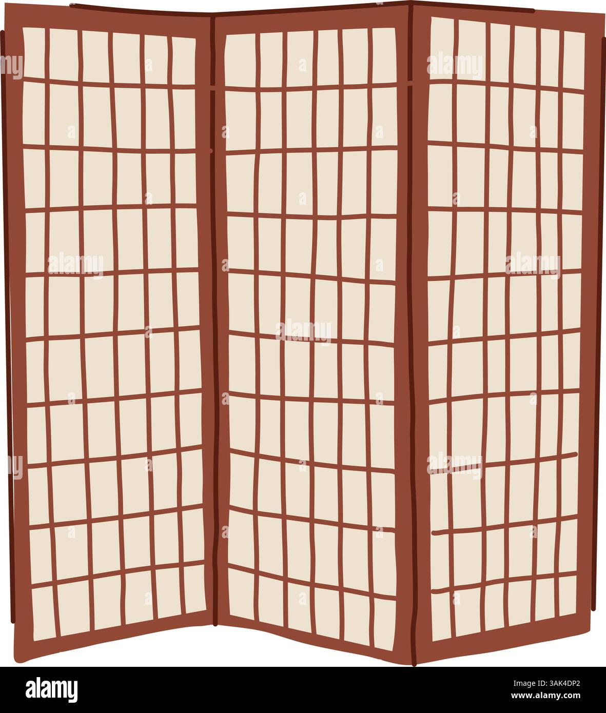 modular room divider cartoon vector illustration Stock Vector Image ...