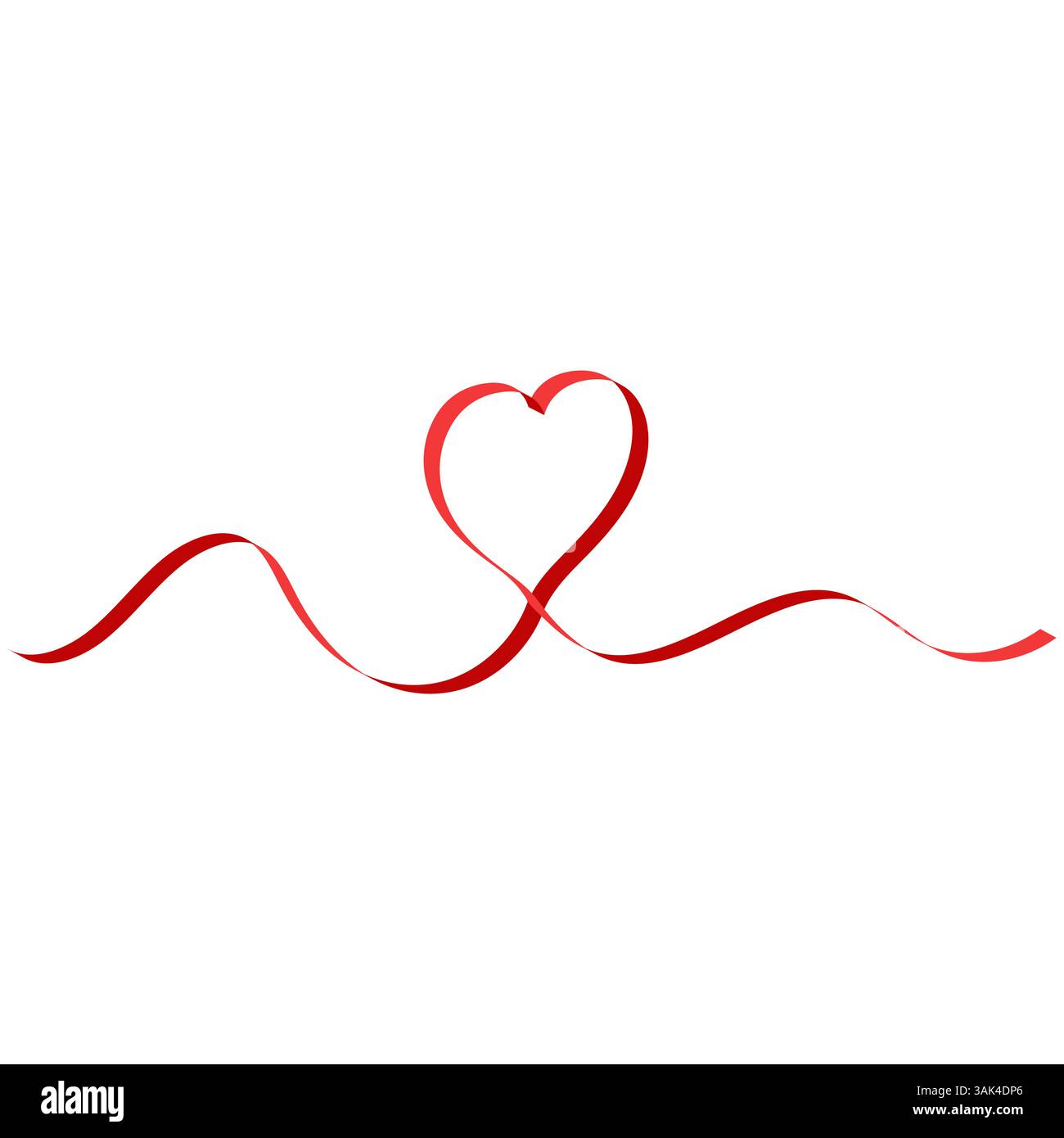 Red heart symbol symbolizing Stock Vector Images - Alamy