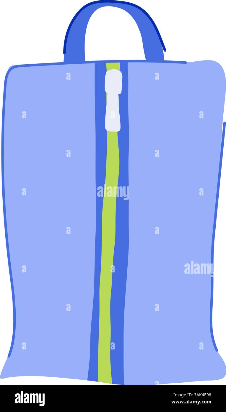 foldable shoe bag cartoon vector illustration Stock Vector Image & Art ...