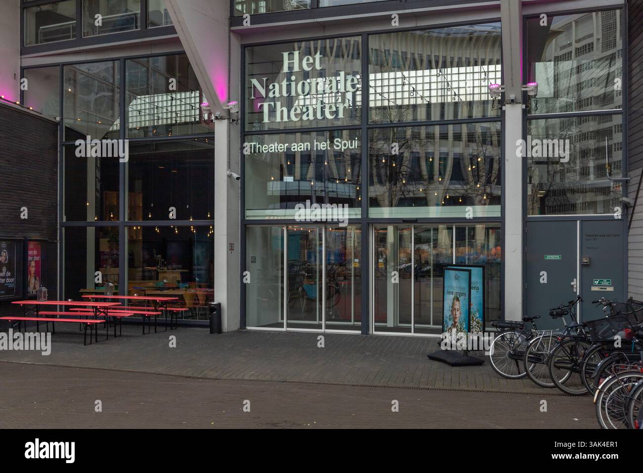 The Hague, the Netherlands. 15 February 2025. Nationaal theater aan het ...