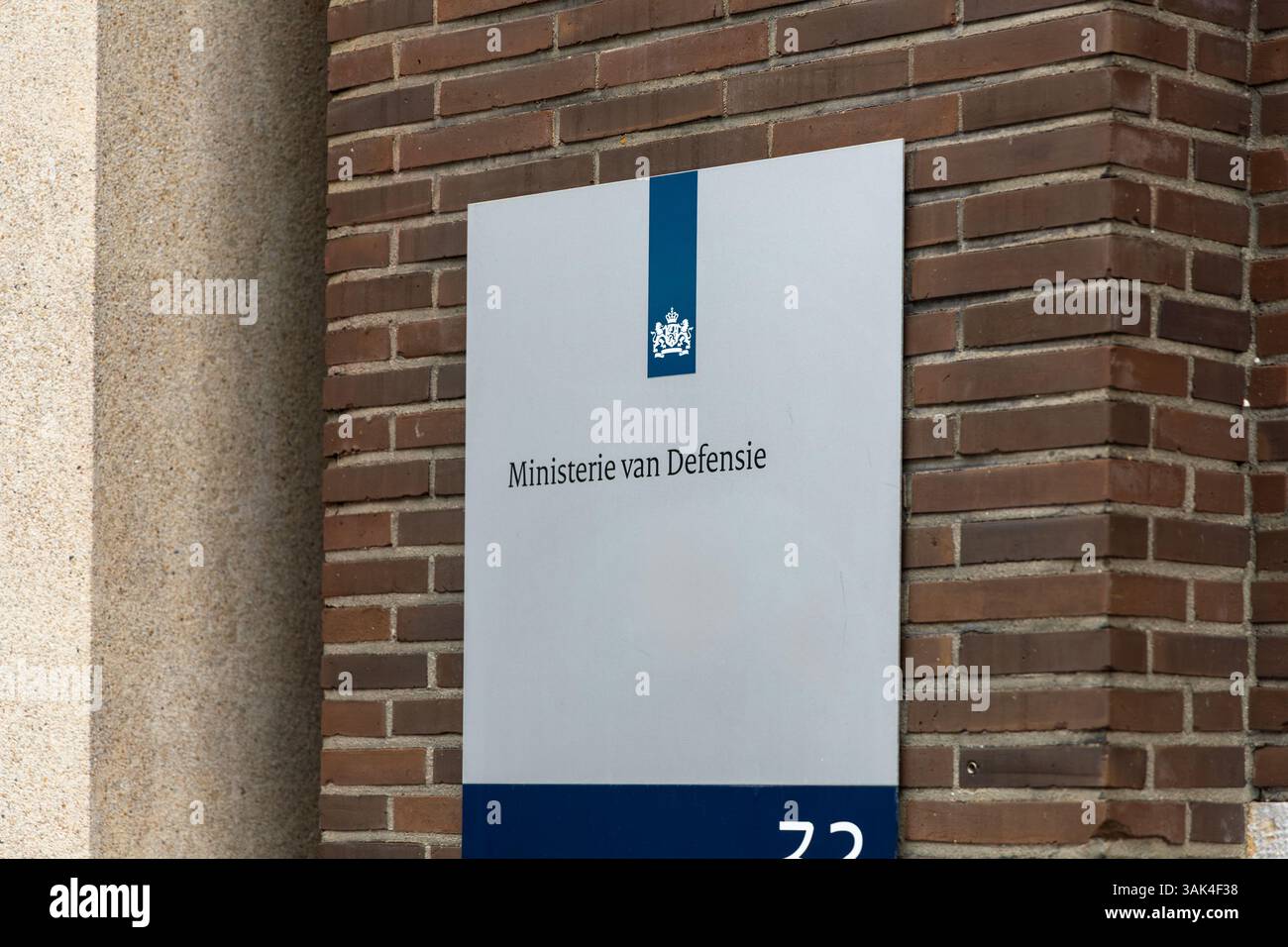 The Hague, the Netherlands. 15 February 2025. Ministry of Defense sign ...