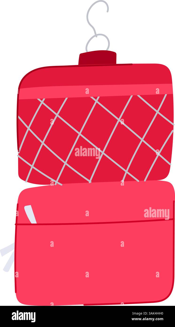 compact toiletry bag cartoon vector illustration Stock Vector Image ...