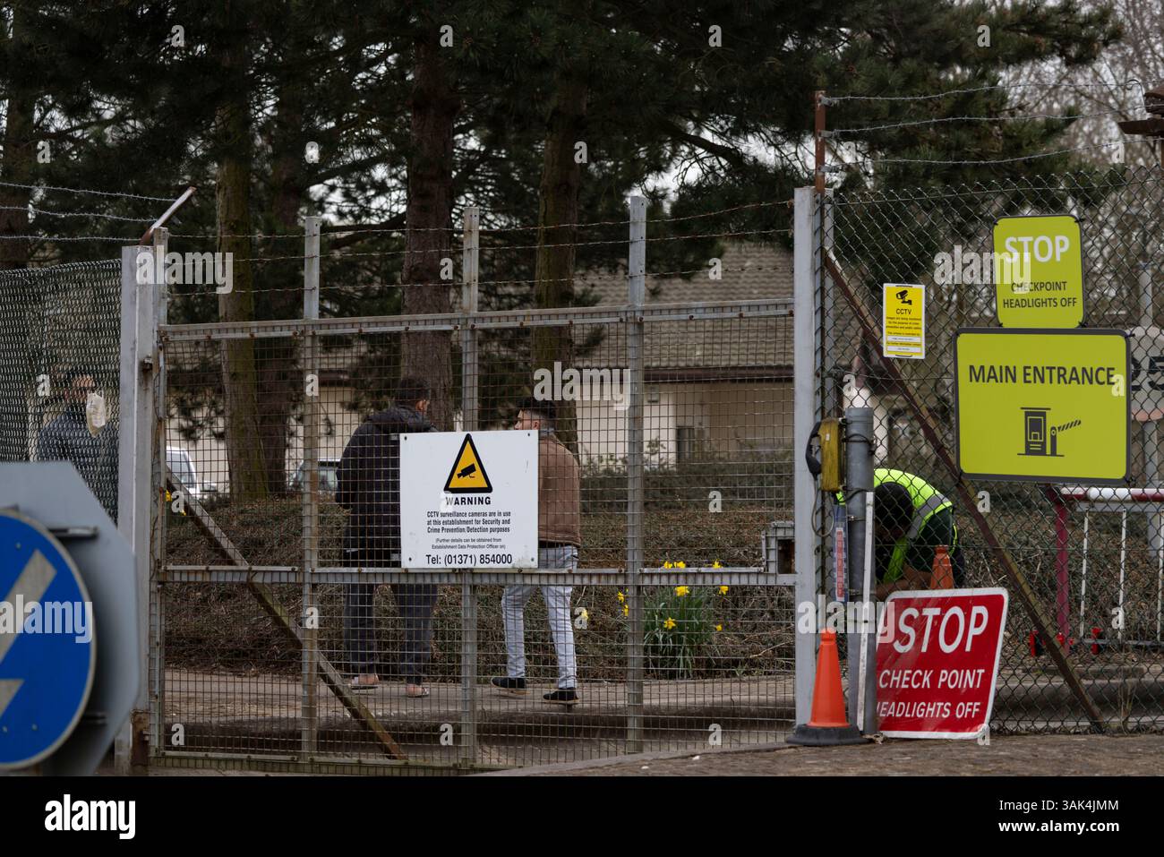 Foreign immigrants recently arriving by boat from across the channel ...