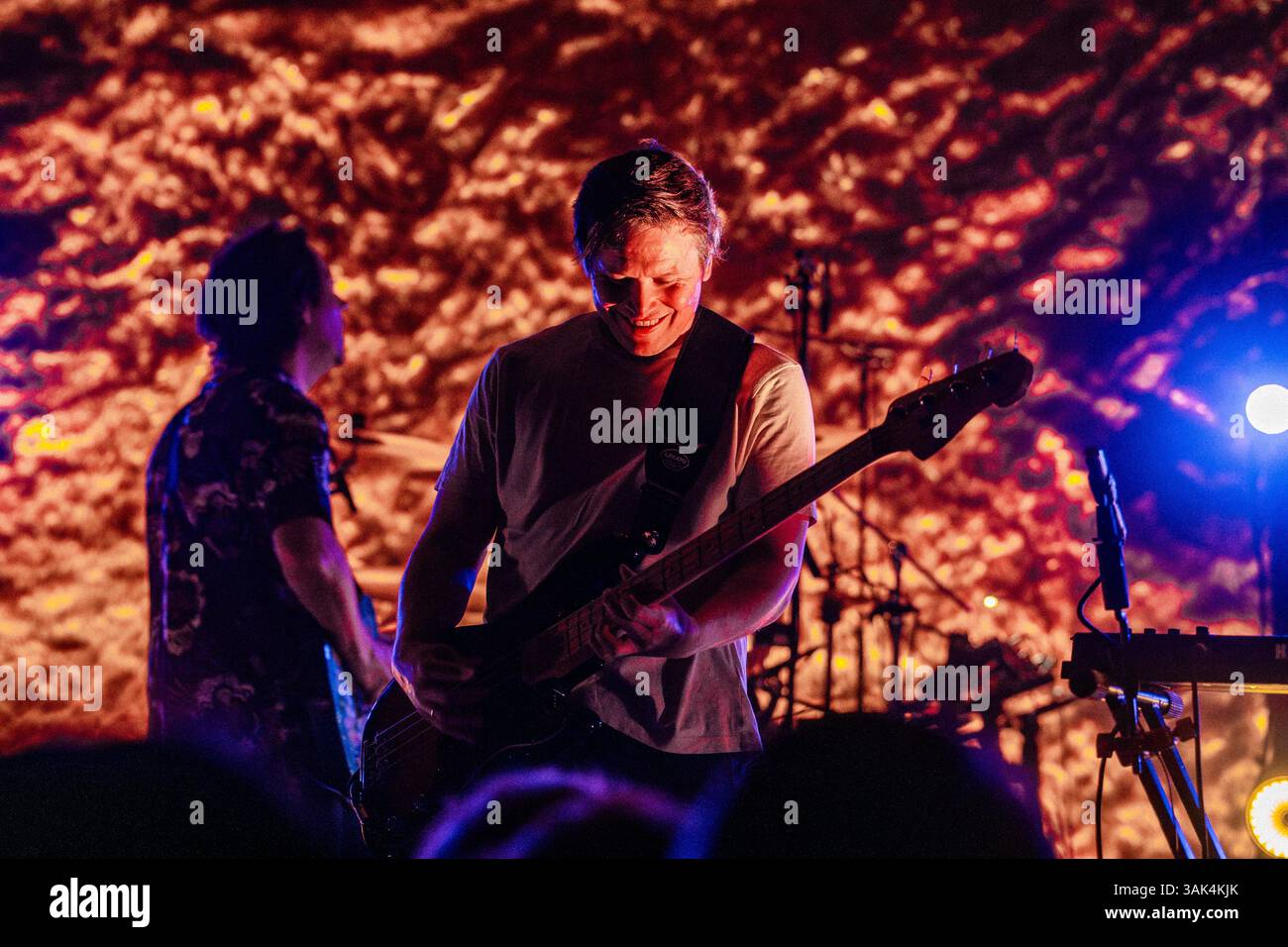 Copenhagen, Denmark. 11th Apr, 2025. The Wombats, the English indie ...