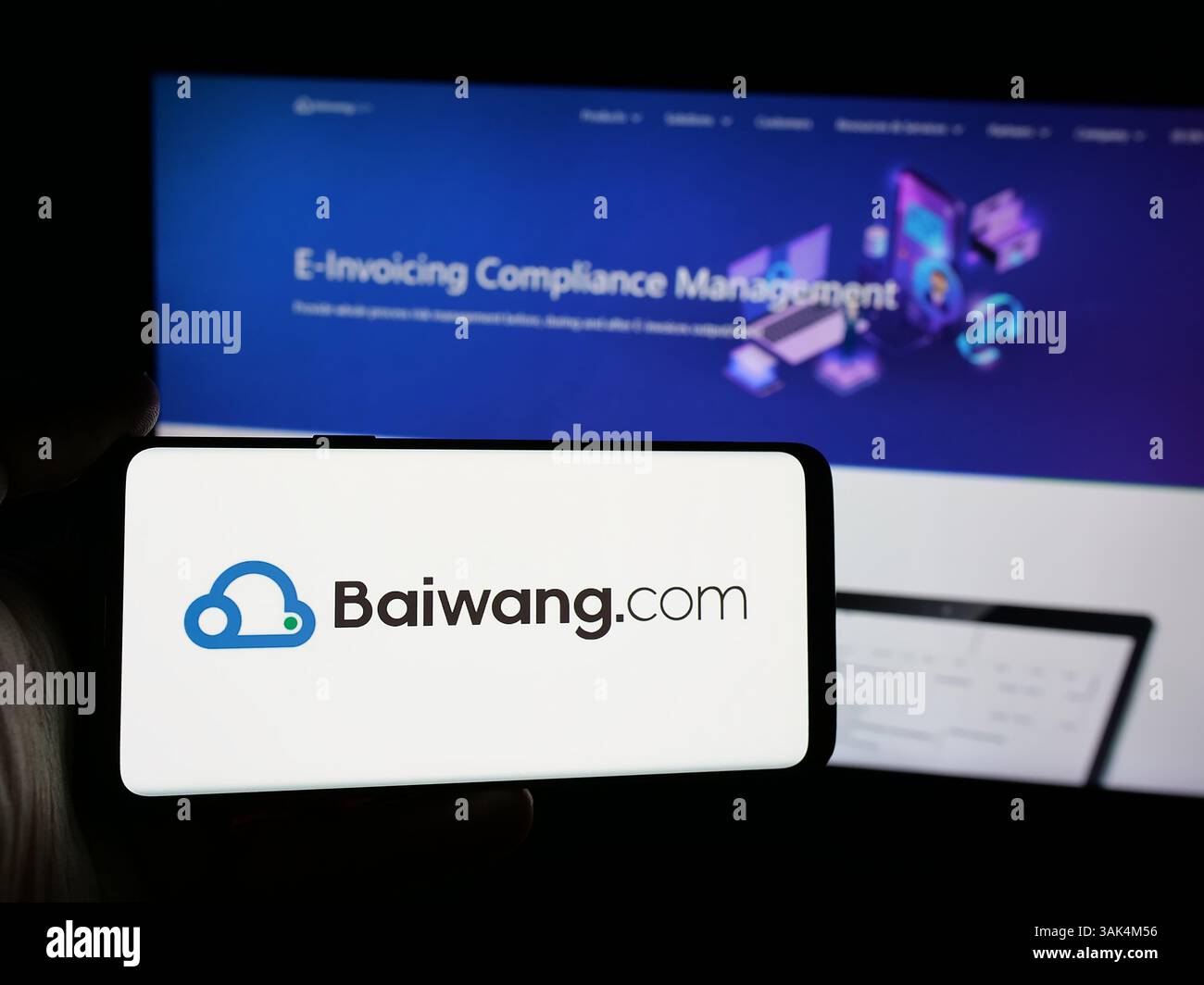 Germany. 14th Nov, 2024. In this photo illustration, a person is ...