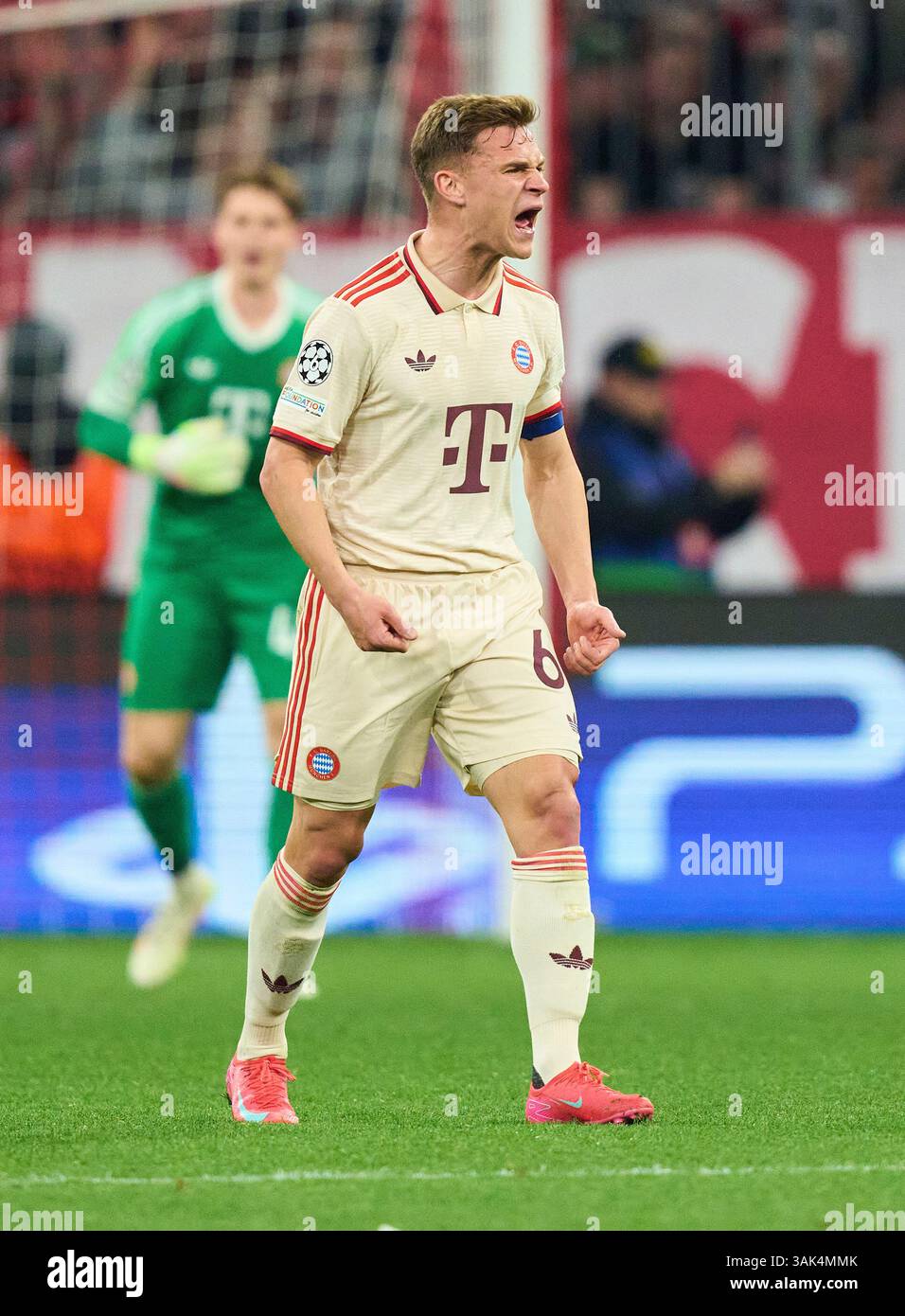 Joshua KIMMICH, FCB 6 angry after 0-1 goal, Lautaro Martinez Inter ...